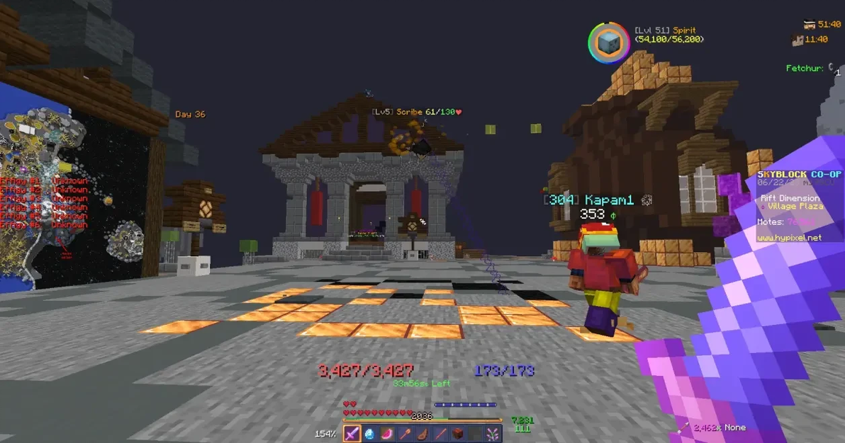 Hypixel Skyblock rift :Village plaza攻略 - 哔哩哔哩