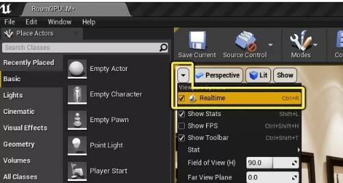 如何在虚幻引擎4.26中使用GPU Lightmass进行室内照明烘焙全流程 ！ - 哔哩哔哩