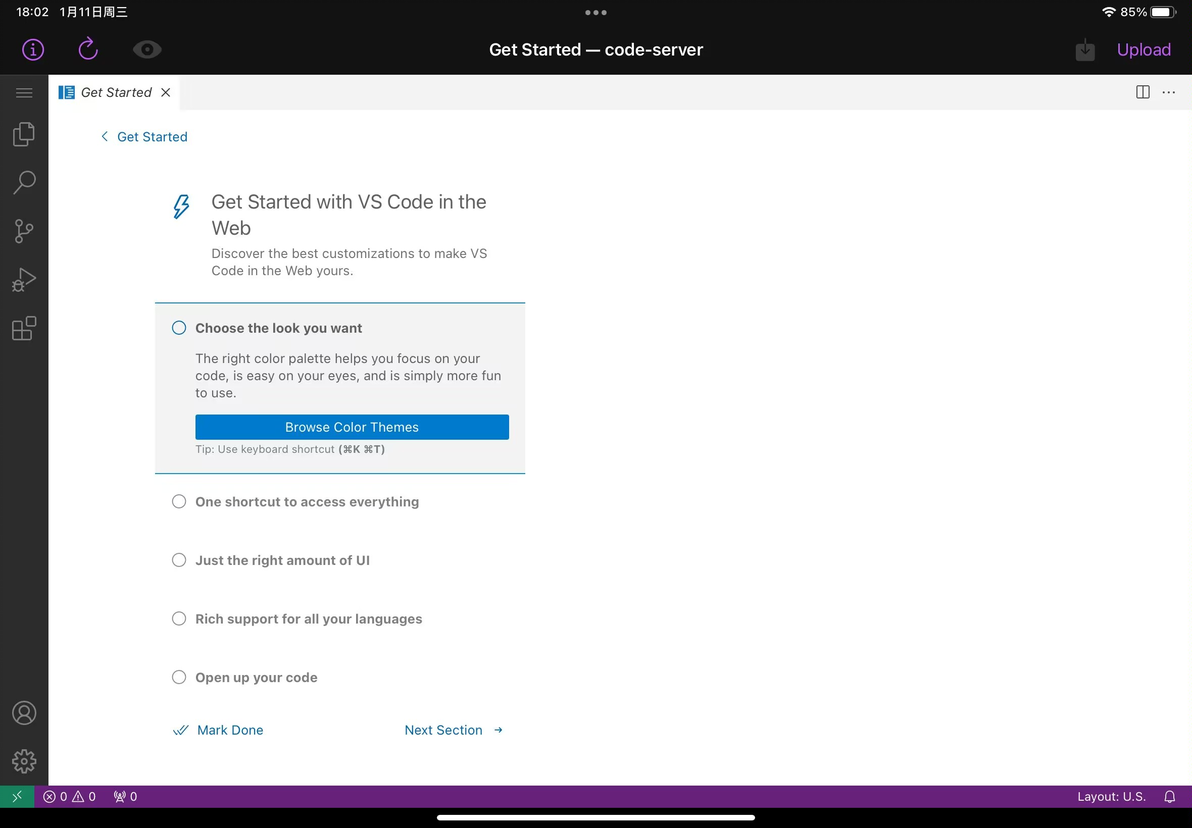 如何让IPad变成你的生产力工具？在IPad上用Vscode写代码搞开发 - 哔哩哔哩
