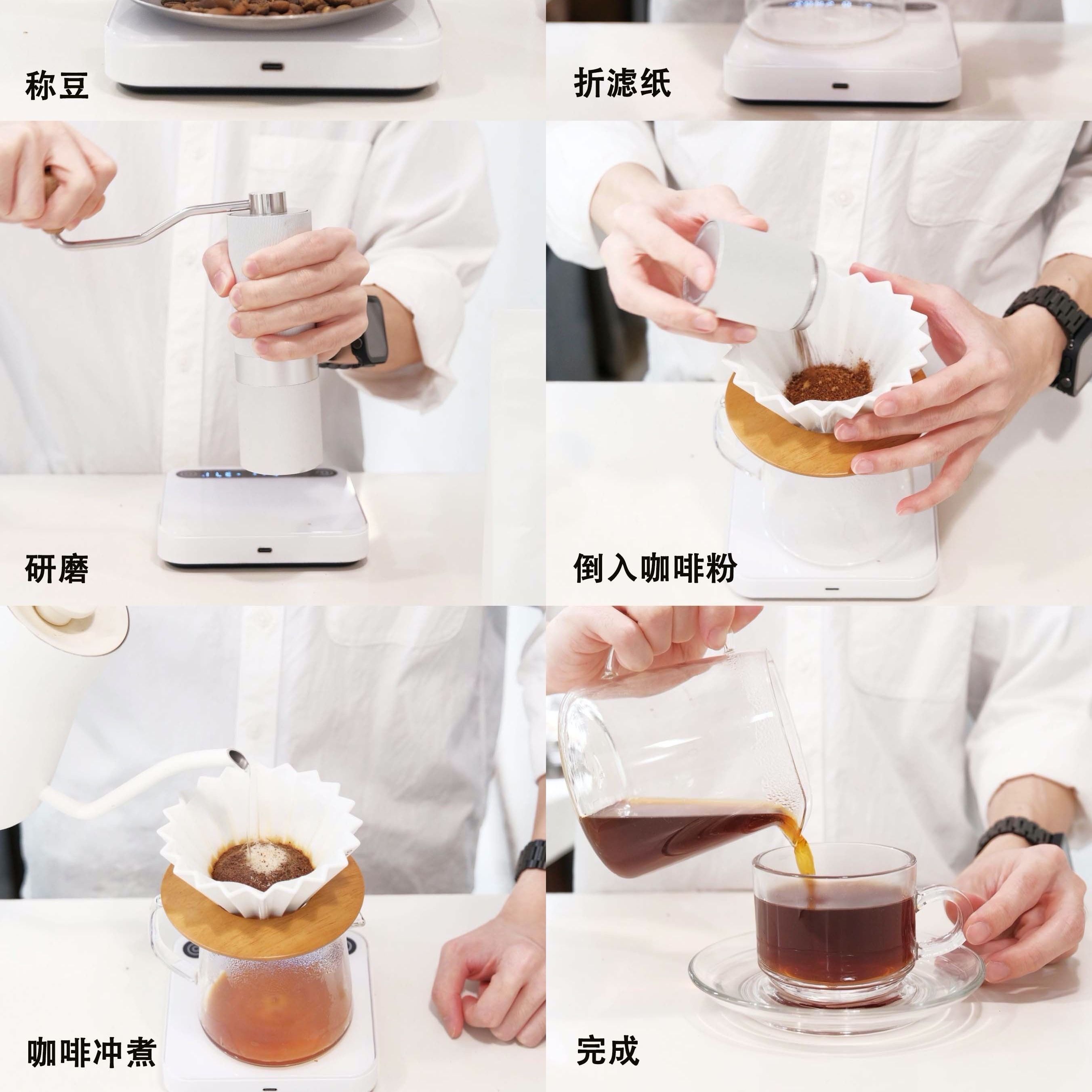 咖啡初学者必看：手冲咖啡冲煮的步骤顺序 - 哔哩哔哩