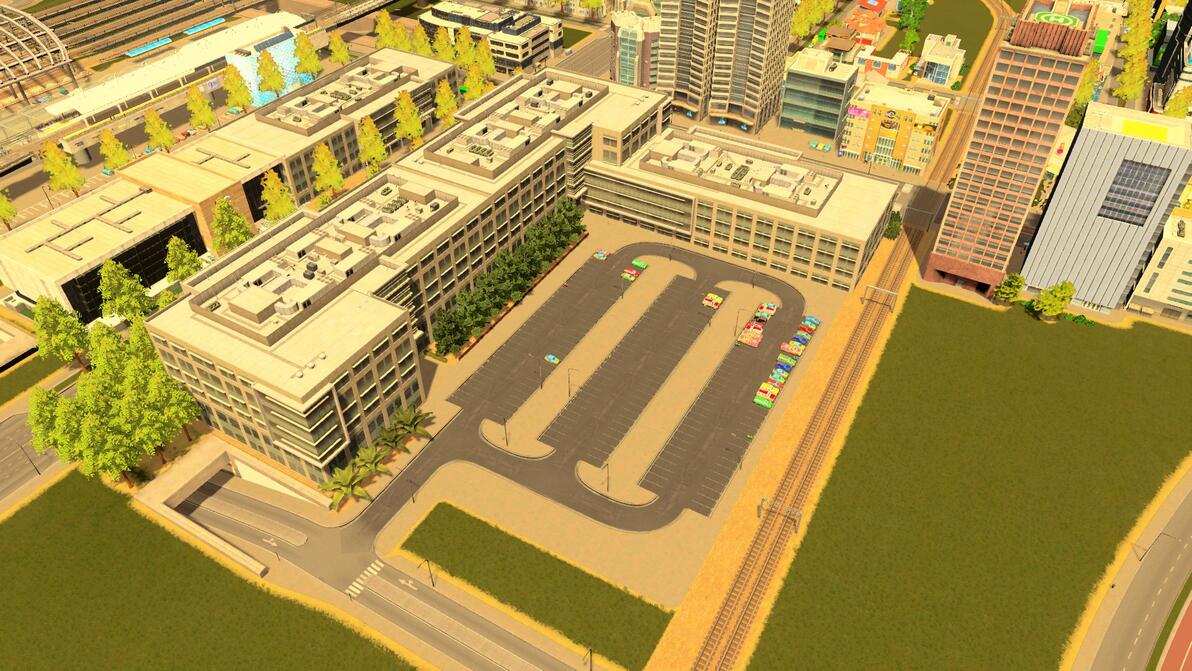 【Cities: Skylines】实用模组推荐 EP.01 Parking Lot Roads - 哔哩哔哩