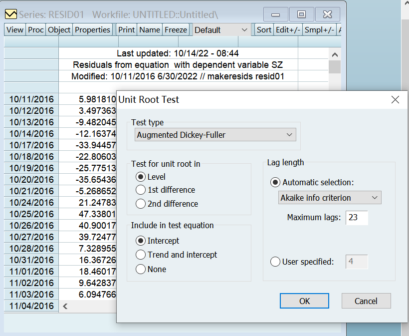 EViews学学学（协整思想、VEC模型） - 哔哩哔哩