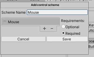 Unity InputSystem之Control Scheme（经验教程） - 哔哩哔哩