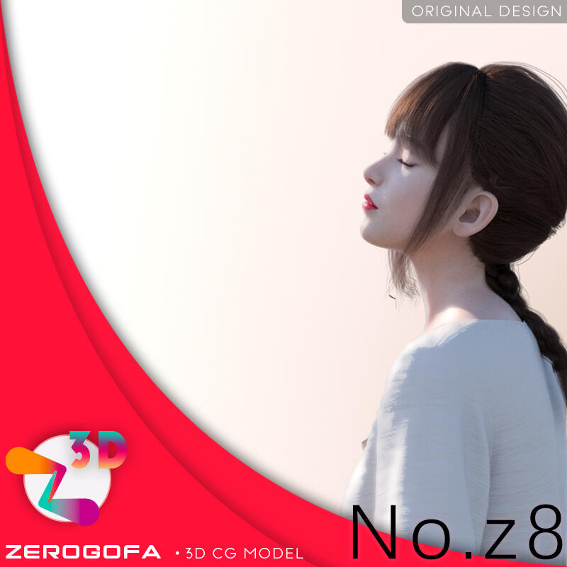daz Studio G8.1 DAZ素材人物服装头发模型原创cg素材女性角色 - 哔哩哔哩