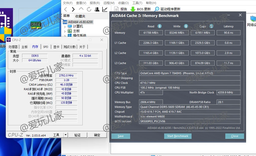 DDR5笔记本内存主流平台兼容性大测试集合（包含对称及非对称双通道） - 哔哩哔哩
