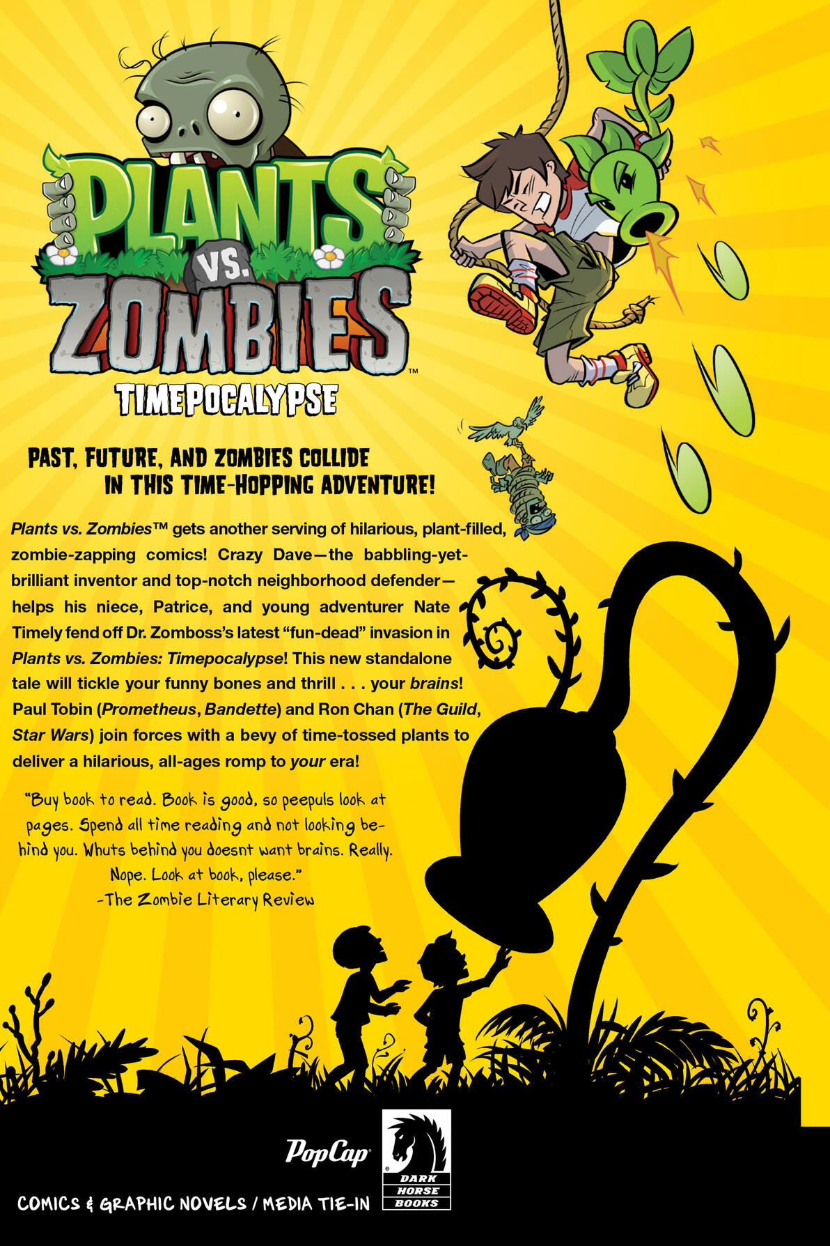《Plants vs Zombies》（植物大战僵尸）漫画高清彩色电子扫描原版，合订本2 - 哔哩哔哩