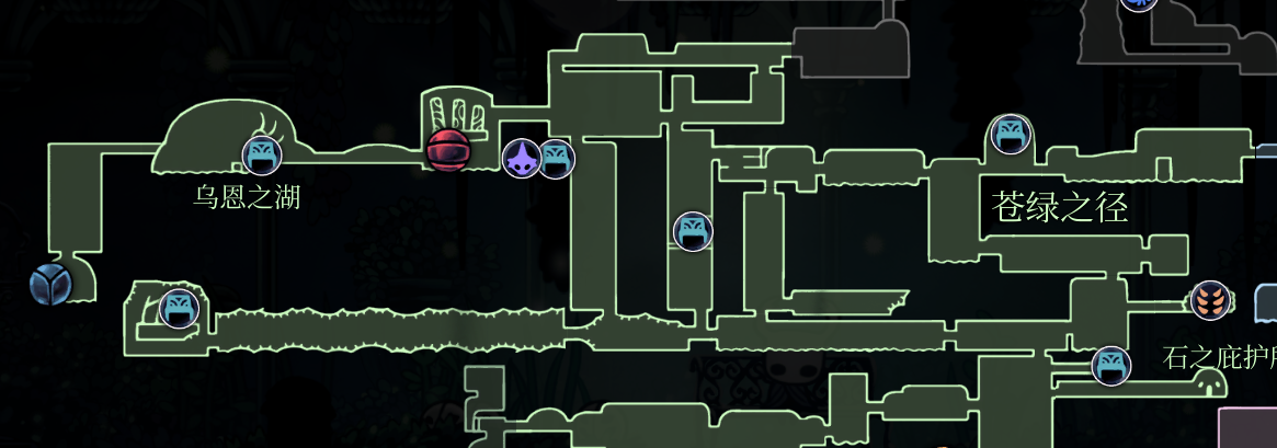 空洞骑士全地图攻略苍绿之径（一） - 哔哩哔哩