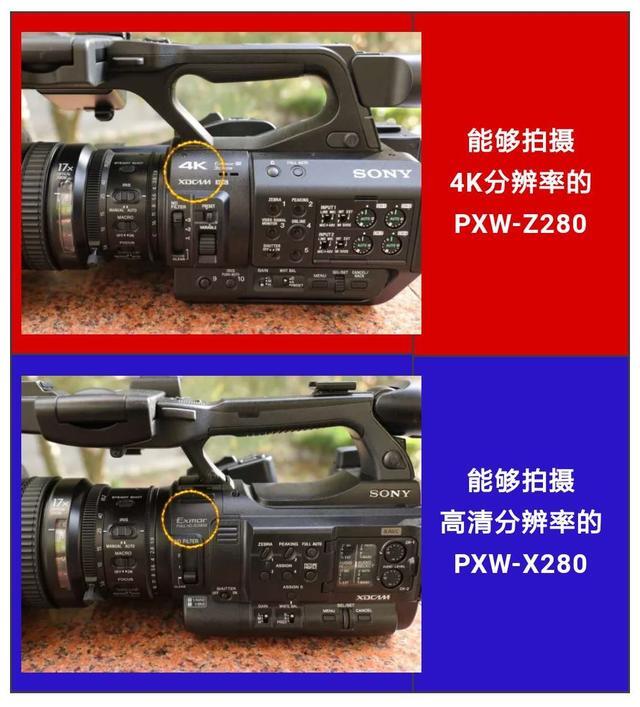 PXW-Z280 vs PXW-X280，到底有什么不同？ - 哔哩哔哩