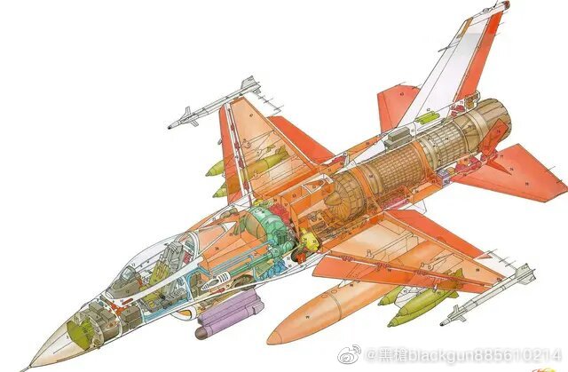 【转载】航空史上著名战斗机结构剖视图（2） - 哔哩哔哩