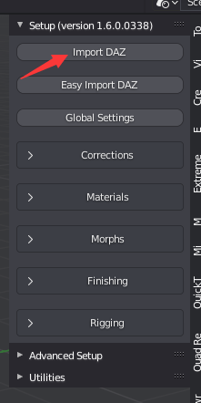 DAZ to Blender导出插件Daz Importer Version 1.5使用流程 - 哔哩哔哩