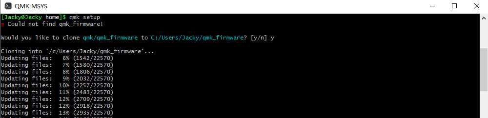 基础QMK键盘固件编译环境搭建（WIN10） - 哔哩哔哩