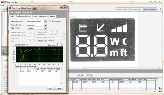 NI Vision Assistant视觉助手教程9.4 Advanced Straight Edge高级直边 - 哔哩哔哩
