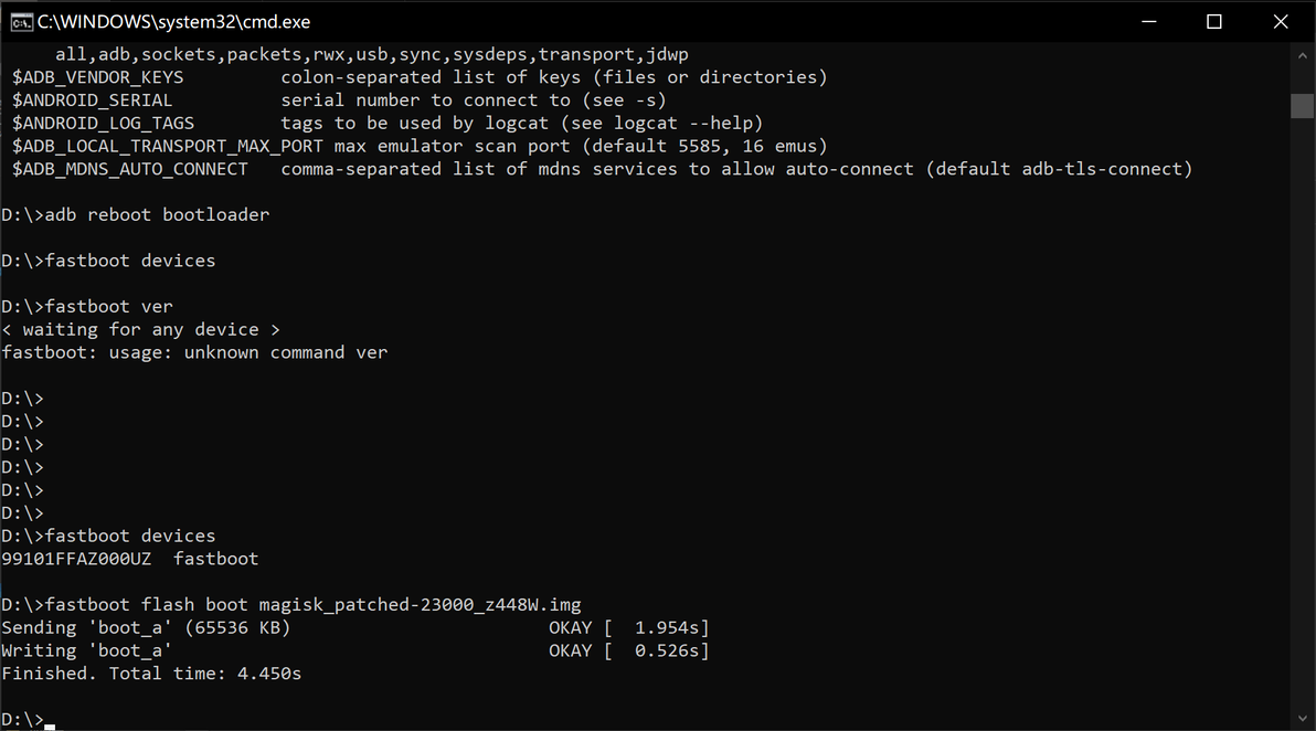 [已解决]Pixel 4刷入Magisk在fastboot模式下找不到设备 和如何救砖 - 哔哩哔哩