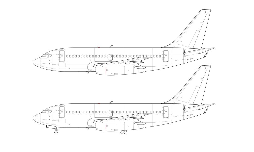 「航空图鉴」Boeing737-200 - 哔哩哔哩