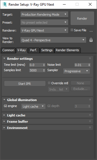 V-Ray GPU渲染设置 I - 1、2 - 哔哩哔哩