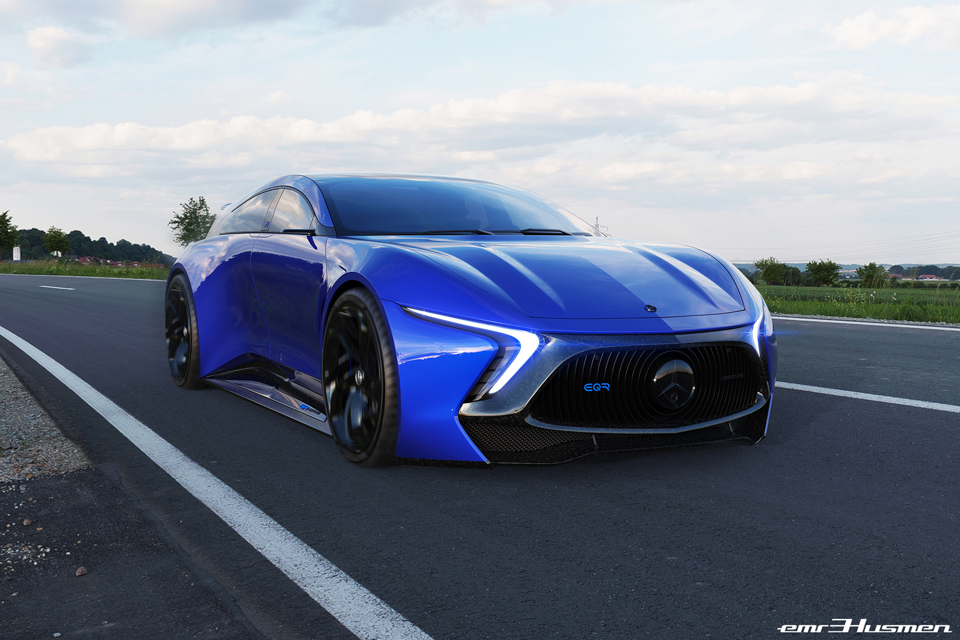 【概念设计】奔驰/Mercedes-Benz AMG EQR（2020） - 哔哩哔哩