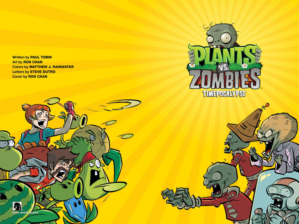 《Plants vs Zombies》（植物大战僵尸）漫画高清彩色电子扫描原版，合订本2 - 哔哩哔哩