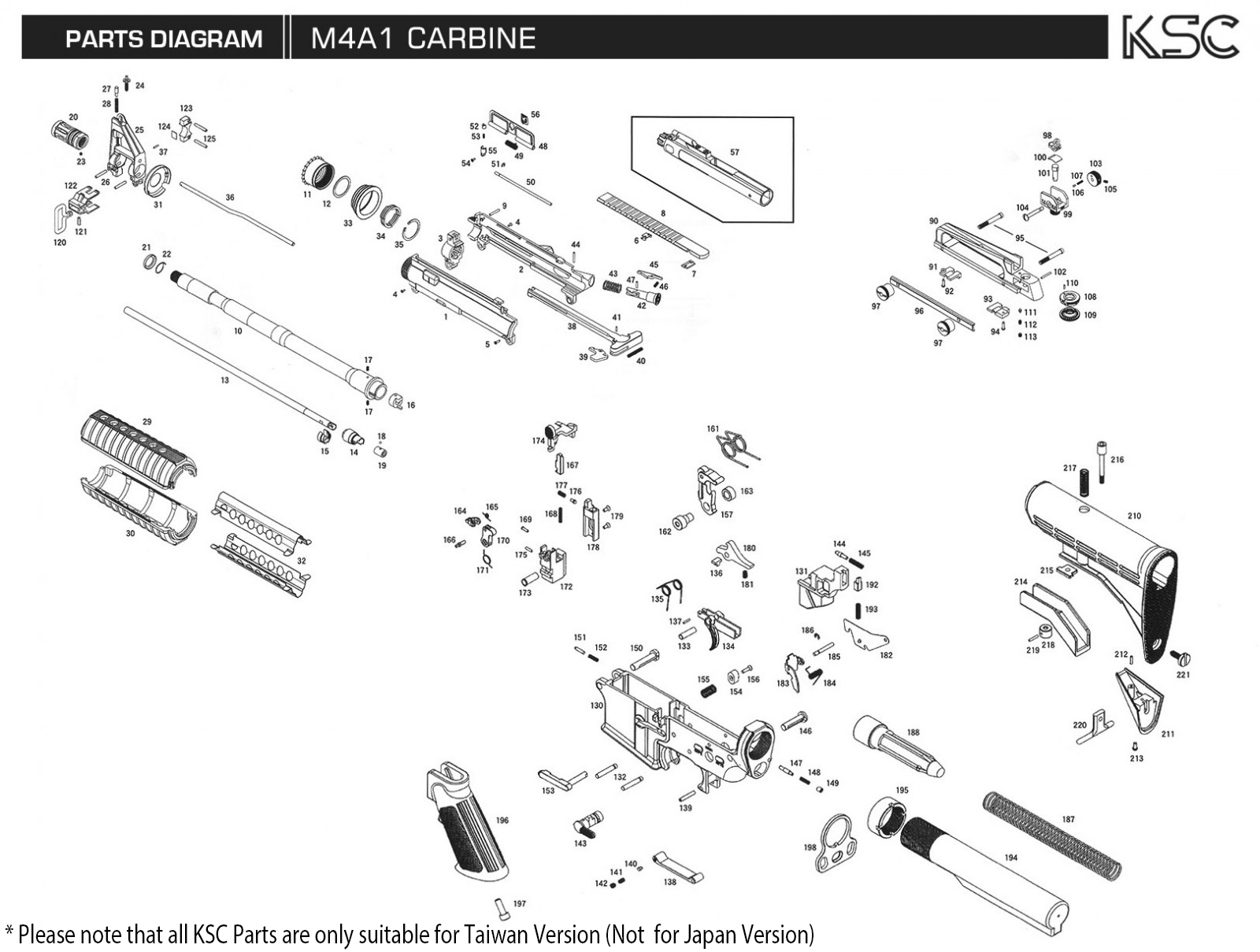 M4A1的结构图 - 哔哩哔哩