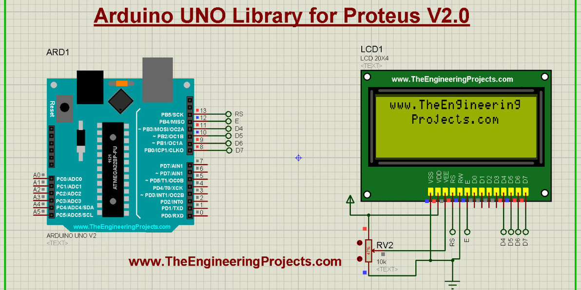PROTEUS V2.0 的 ARDUINO UNO 库 - 哔哩哔哩