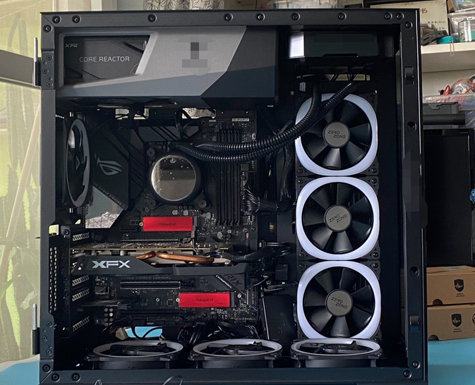 电脑机箱水冷冷排不同位置会影响散热效果吗？ZEROZONE BMR36水冷实测 - 哔哩哔哩