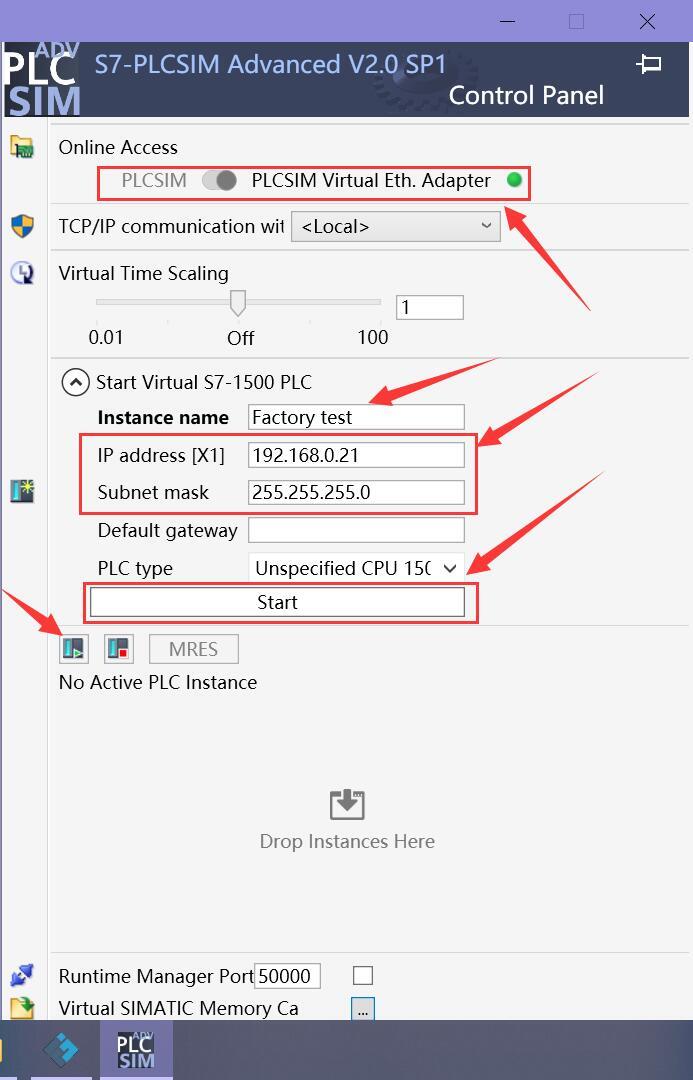 PLCSIM Advance连接到Factory IO的方法 - 哔哩哔哩