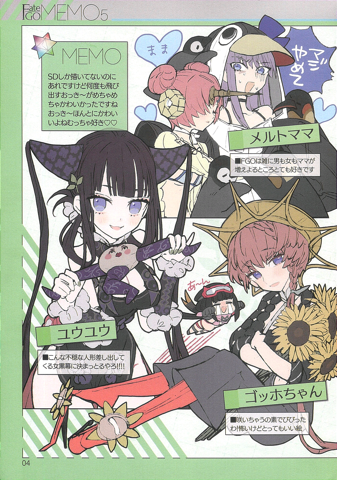 wadamemo WADA Rco Fate GO MEMO 4-5 FGO人物角色插画原画集 - 哔哩哔哩