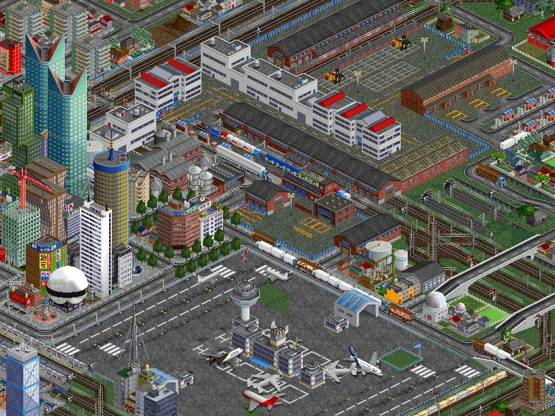 【OpenTTD】转载截图第三期 - 哔哩哔哩