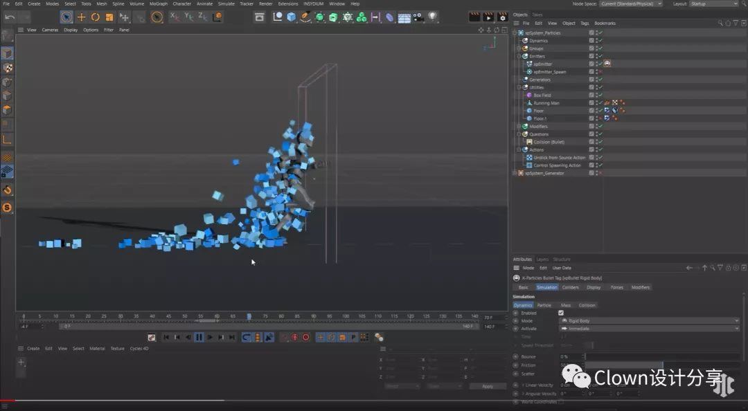 劲爆！XP粒子颠覆性更新的深度剖析，这有可能改变C4D工作流程！ - 哔哩哔哩
