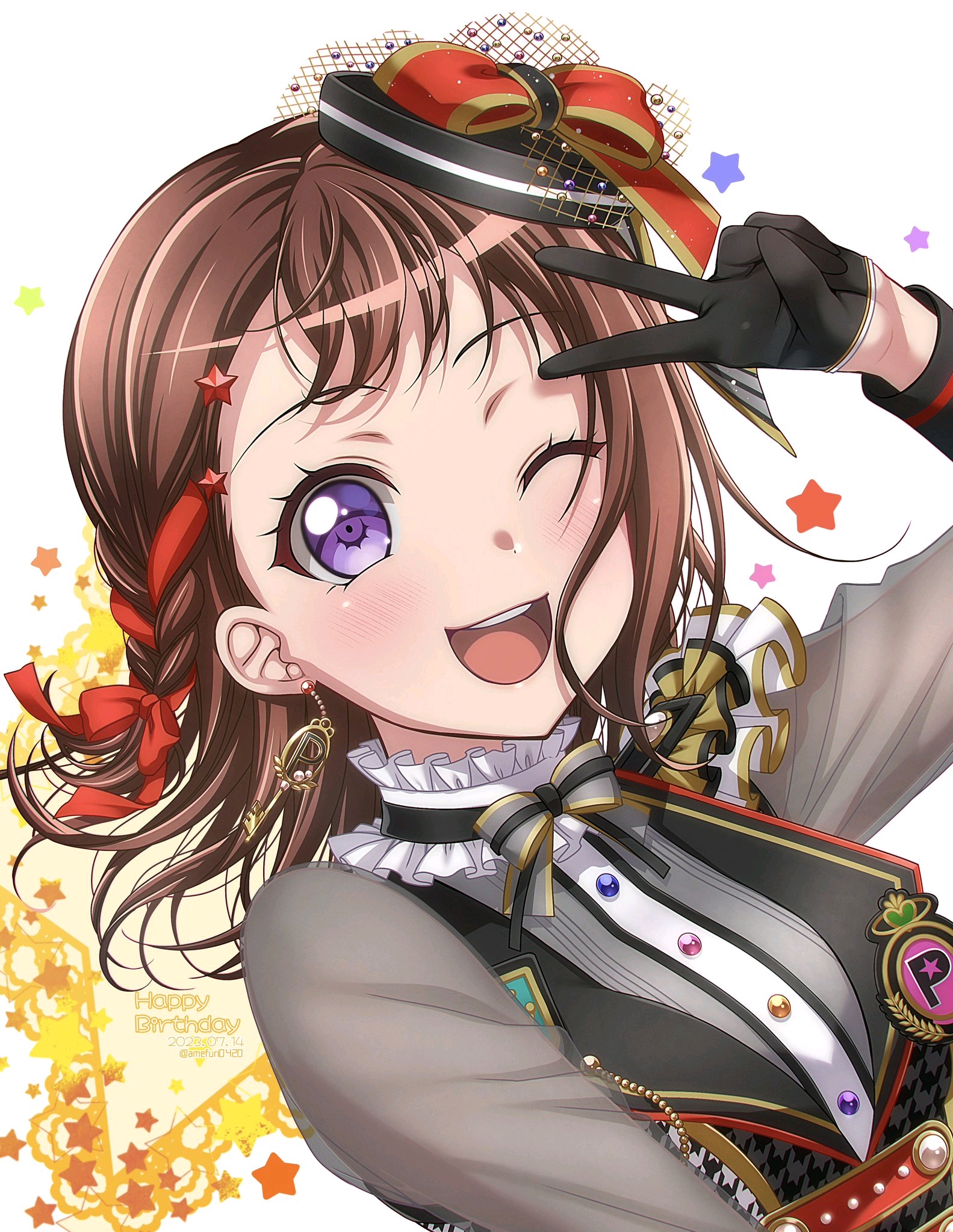 【BangDream搬运】户山香澄生诞祭2023贺图个人向收集 - 哔哩哔哩