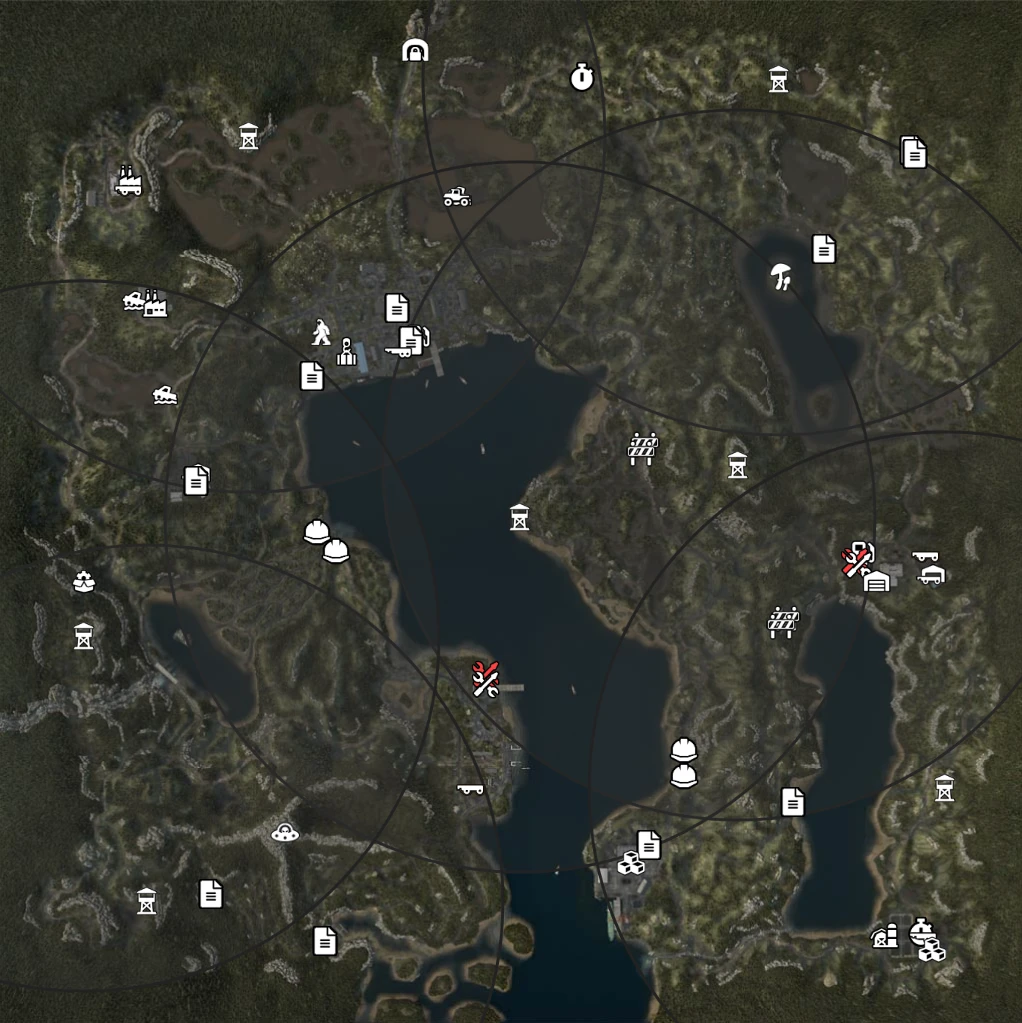 雪地奔驰Snowrunner第十季度(不列颠哥伦比亚省)地图及升级件位置 - 哔哩哔哩