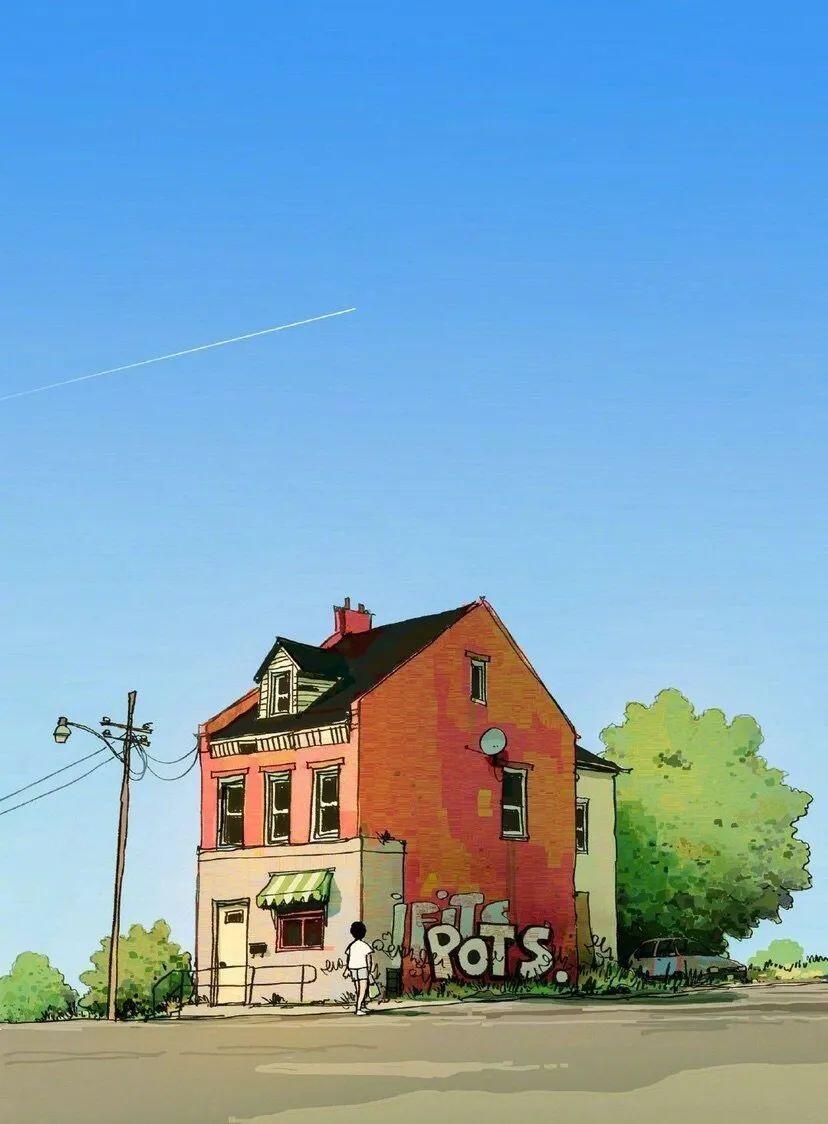 ins 插画师 alariko 笔下的治愈系插画作品 - 哔哩哔哩