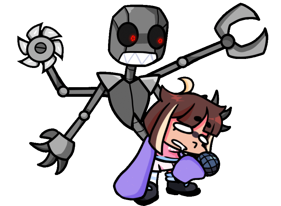 FNF超优质高难度模组人物介绍-QT&KB - 哔哩哔哩