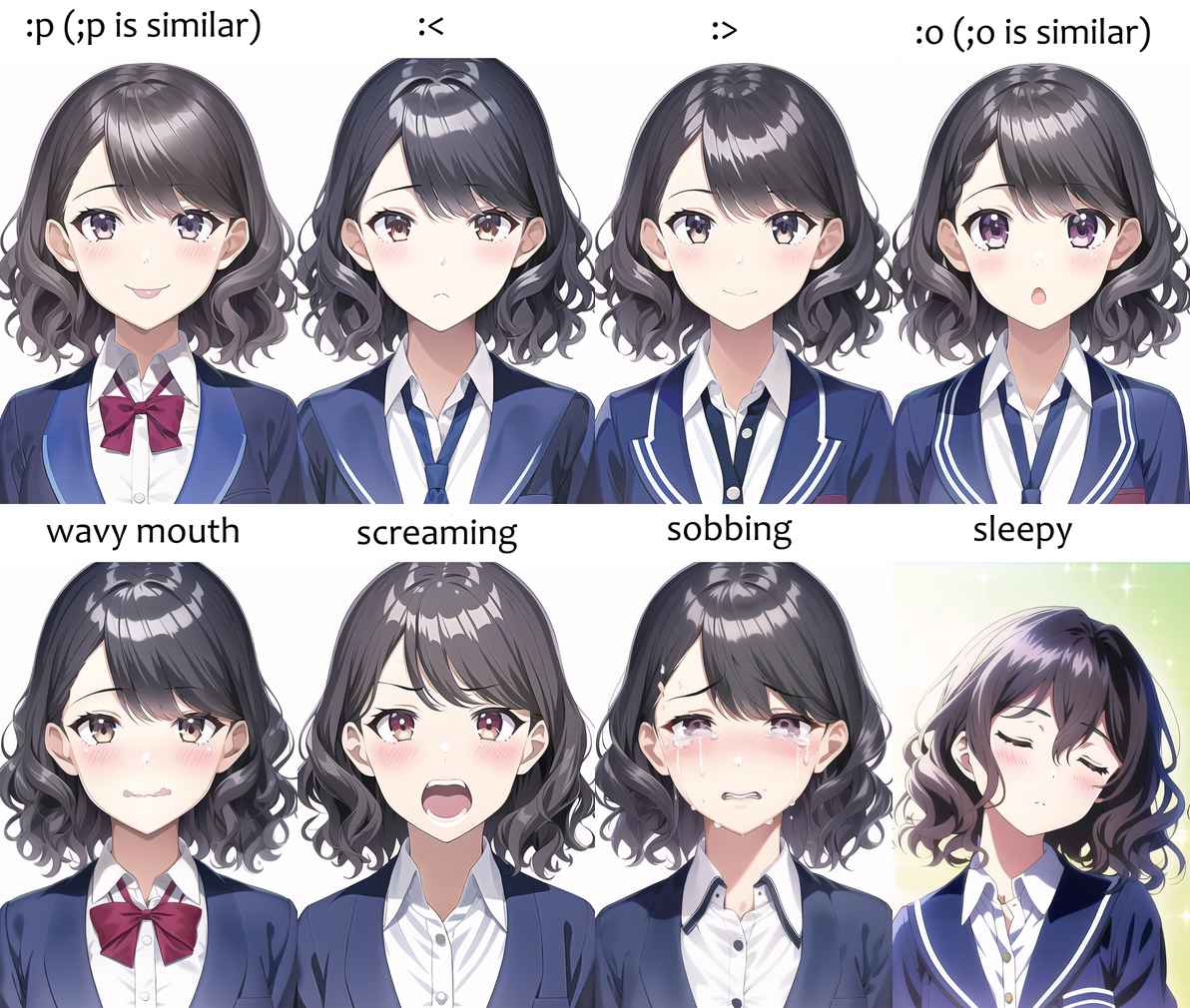 Stable-diffusion 标签Tag (脸部方法构造) - 哔哩哔哩