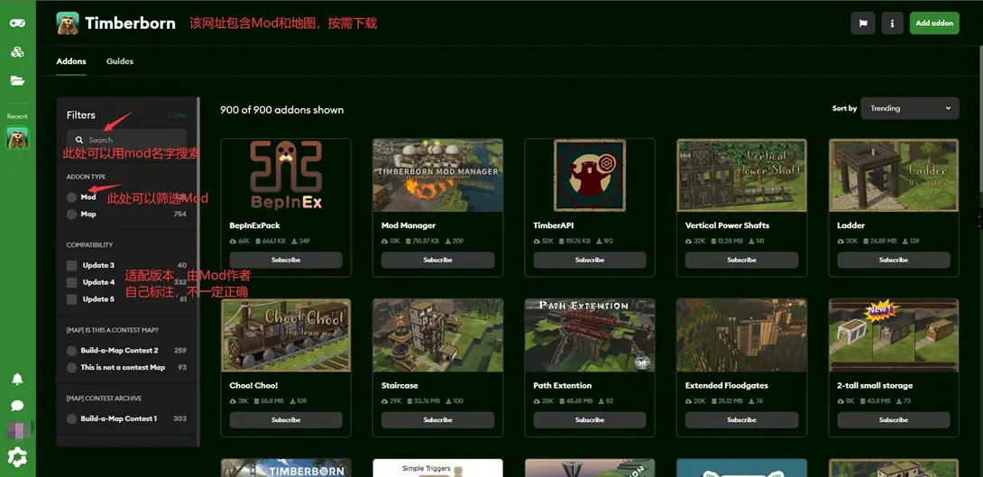 【Timberborn海狸浮生记】mod教程 - 安装篇 - 哔哩哔哩