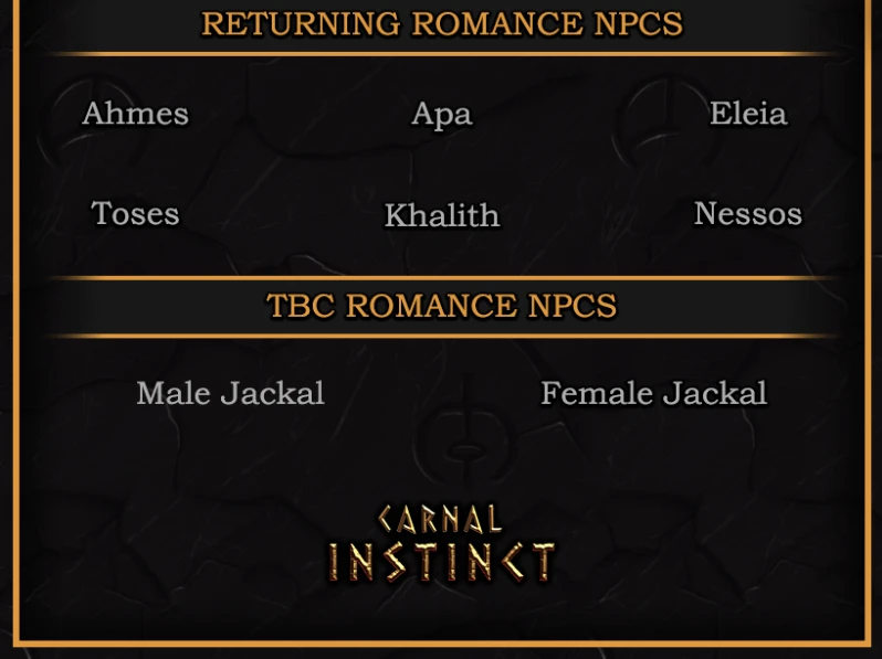 【Carnal Instinct】 2023 3月 更新日志 包括未来引擎更迭的巨大升级 - 哔哩哔哩