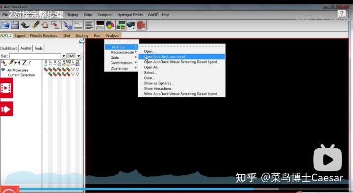 Autodock vina results analysis 对接结果分析 - 哔哩哔哩