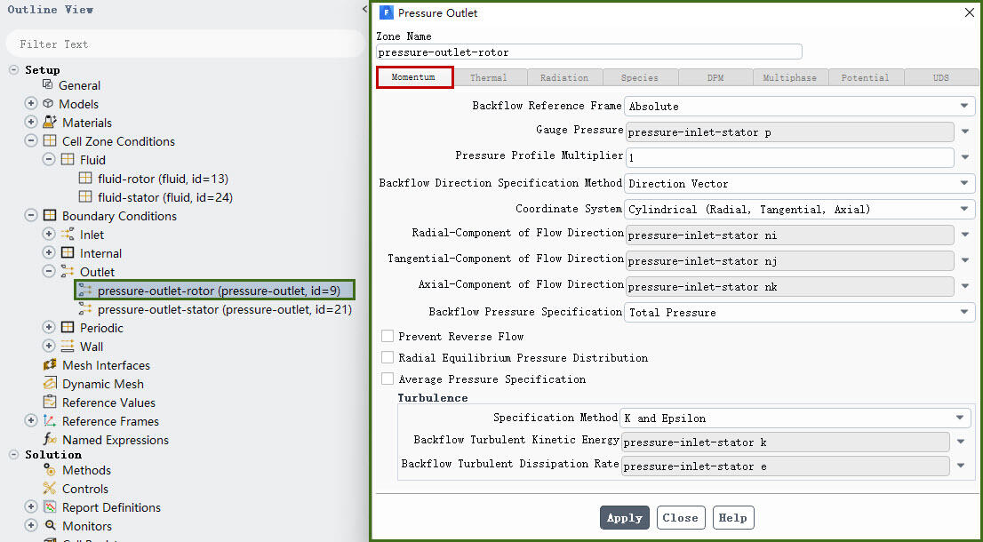 Fluent 案例-MPM 混合平面模型 涡轮机 - 哔哩哔哩