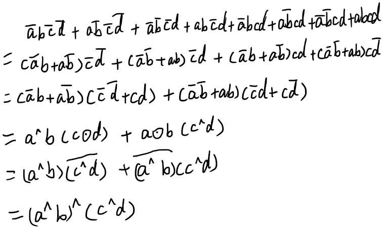 【HDLbits】Kmap4——四变量卡诺图化简 - 哔哩哔哩