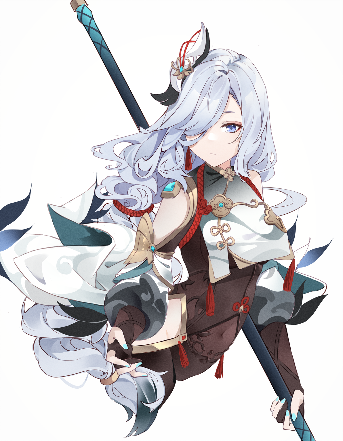 【原神】耗时超200小时找图，100张申鹤高质量美图、壁纸第一回，第三十七期（收藏向） - 哔哩哔哩