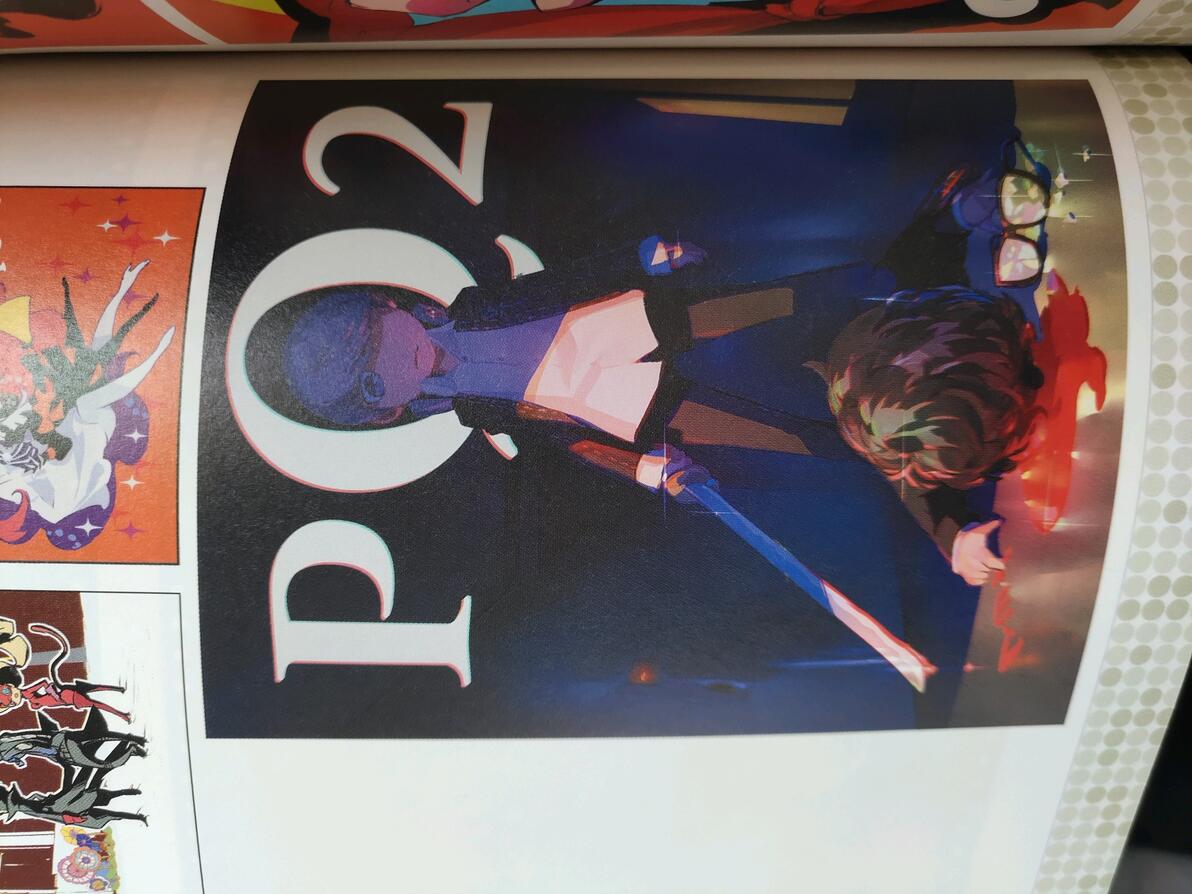 分享一下p5相关的画集/设定集(含同人) - 哔哩哔哩