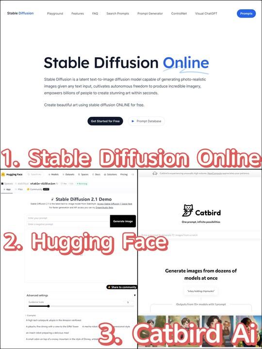 萌新专用｜Stable Diffusion 6种免部署在线使用方式详解 - 哔哩哔哩