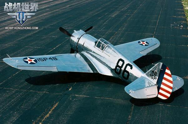 参战前美军的主力， P36战斗机 - 哔哩哔哩