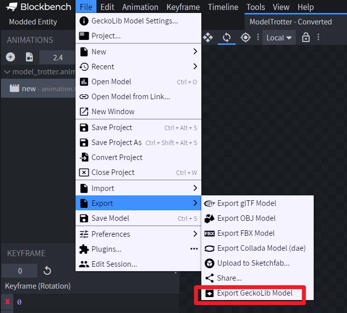 给建模师看：如何入门Geckolib模型与简易动画 - 哔哩哔哩
