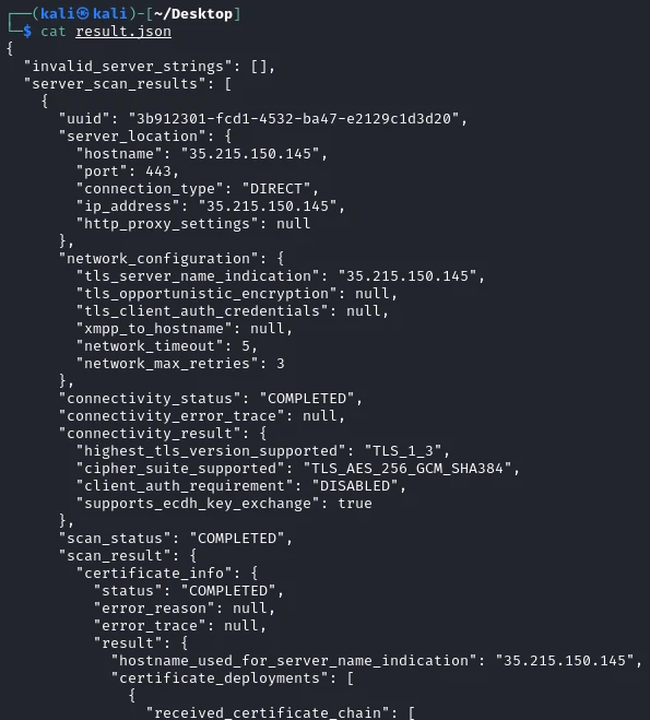 sslyze：一个快速而强大的SSL/TLS扫描工具！全参数详细教程！Kali Linux 教程！ - 哔哩哔哩