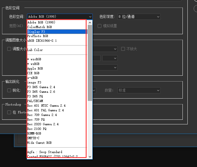061-PS首选项-文件处理-Camera Raw首选项-工作流程-色彩空间 - 哔哩哔哩