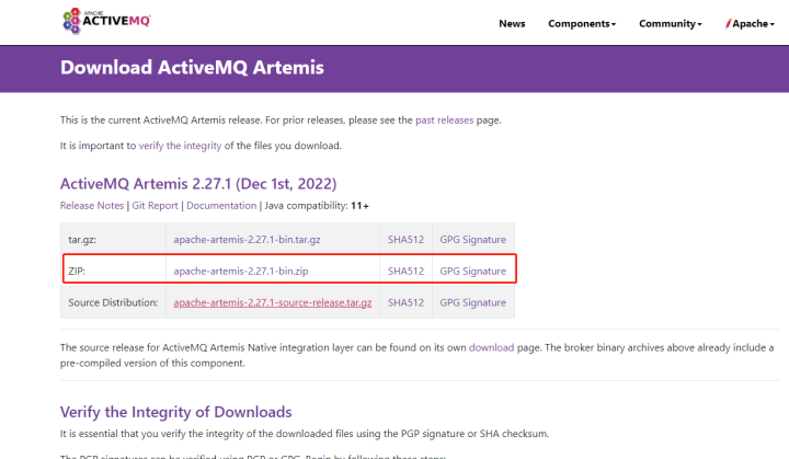apache-artemis 操作指南 - 哔哩哔哩