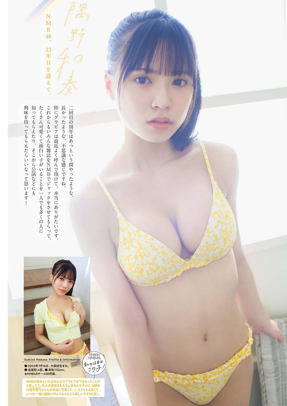 Big Comic Spirits 2022-47 NMB48上西怜 隅野和奏 和田海佑 - 哔哩哔哩