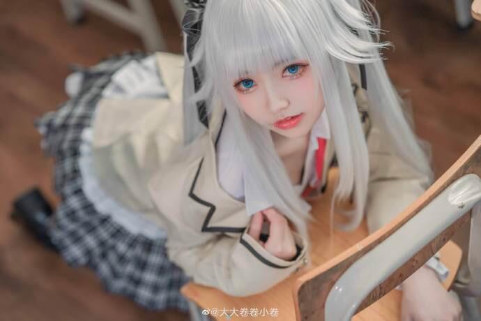 【COS正片】美少女万华镜 篝之雾枝JK黑丝甜美cos cn大大卷卷小卷 - 哔哩哔哩