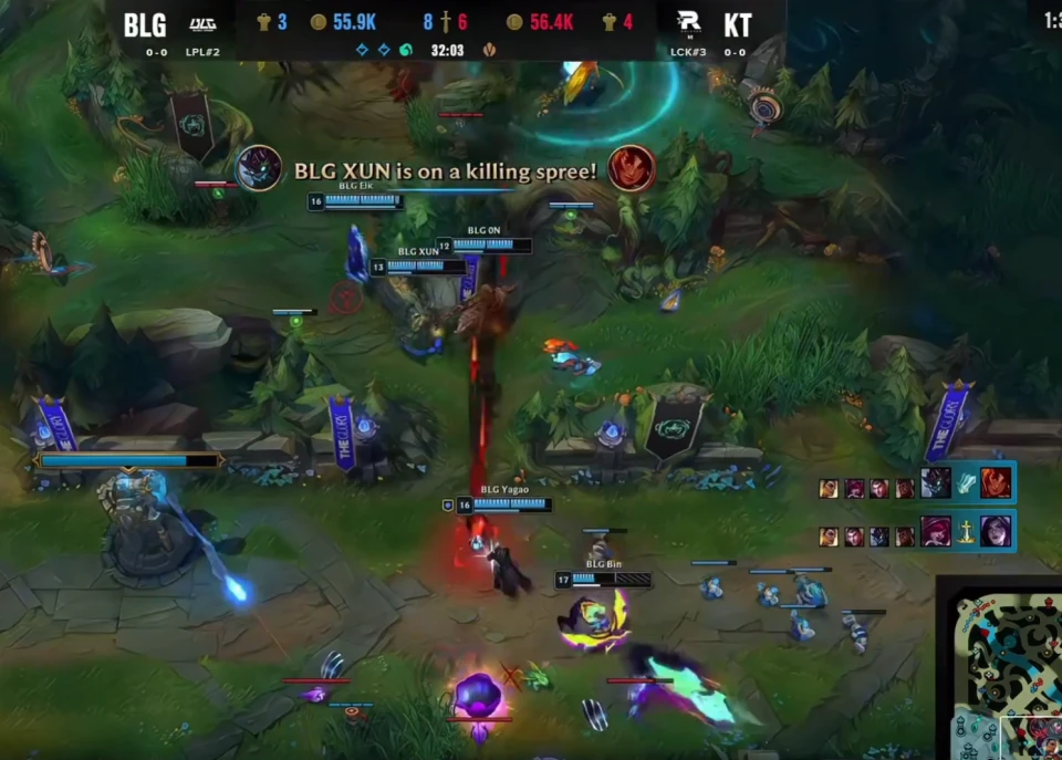 Bin个人高光秀！BLG战胜KT！却又要跟JDG宿命对决！ - 哔哩哔哩