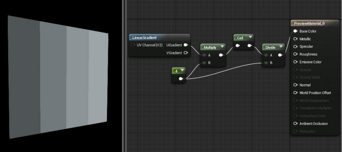 UE4基础材质算法节点介绍 - 哔哩哔哩